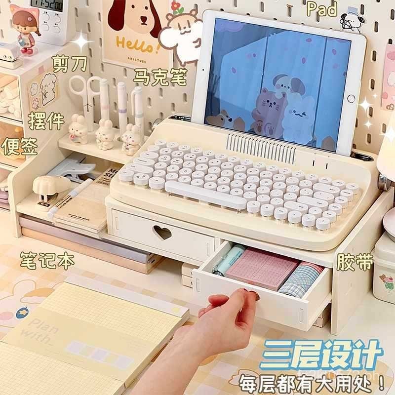 Storage Rack Shelf Desktop Student Dormitory Computer Desk Organizer ...