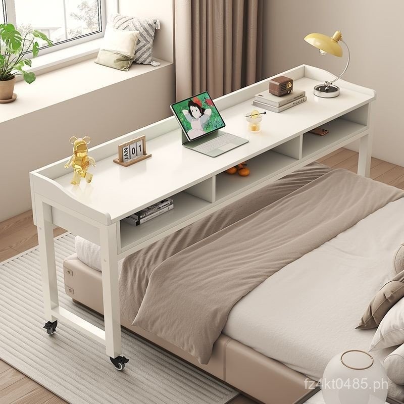 Long Strip Wall-Mounted Mobile Bedside Table Home Writing Desk Bedside ...