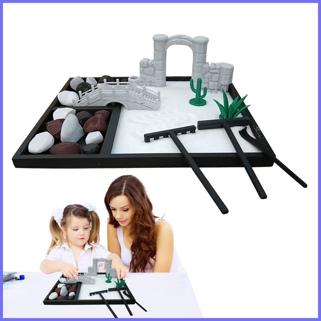 Zen Garden Kit for Desk Desktop Meditation Yoga Zen Garden Kit Japanese ...
