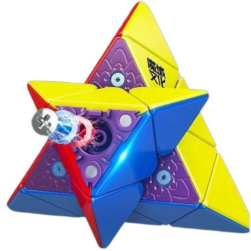 MoYu Weilong WRM Pyraminx 3x3 Magnetic MagLev Speed Cube Stickerless ...