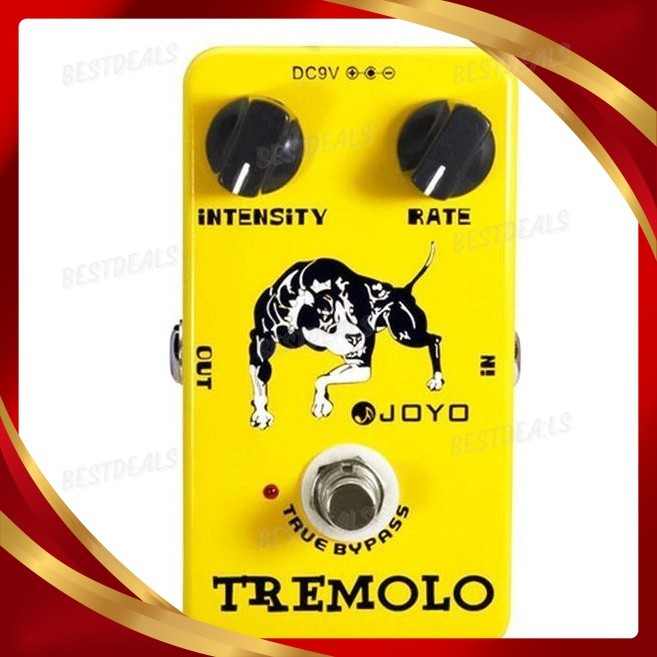 Joyo Jf-09 Tremolo Guitar Effects Pedal (Yellow) | Shopee Philippines