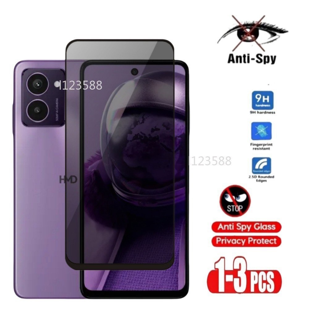 Anti-spy Privacy Tempered Glass For HMD Pulse Pro Plus 4G 2024 PulsePro ...