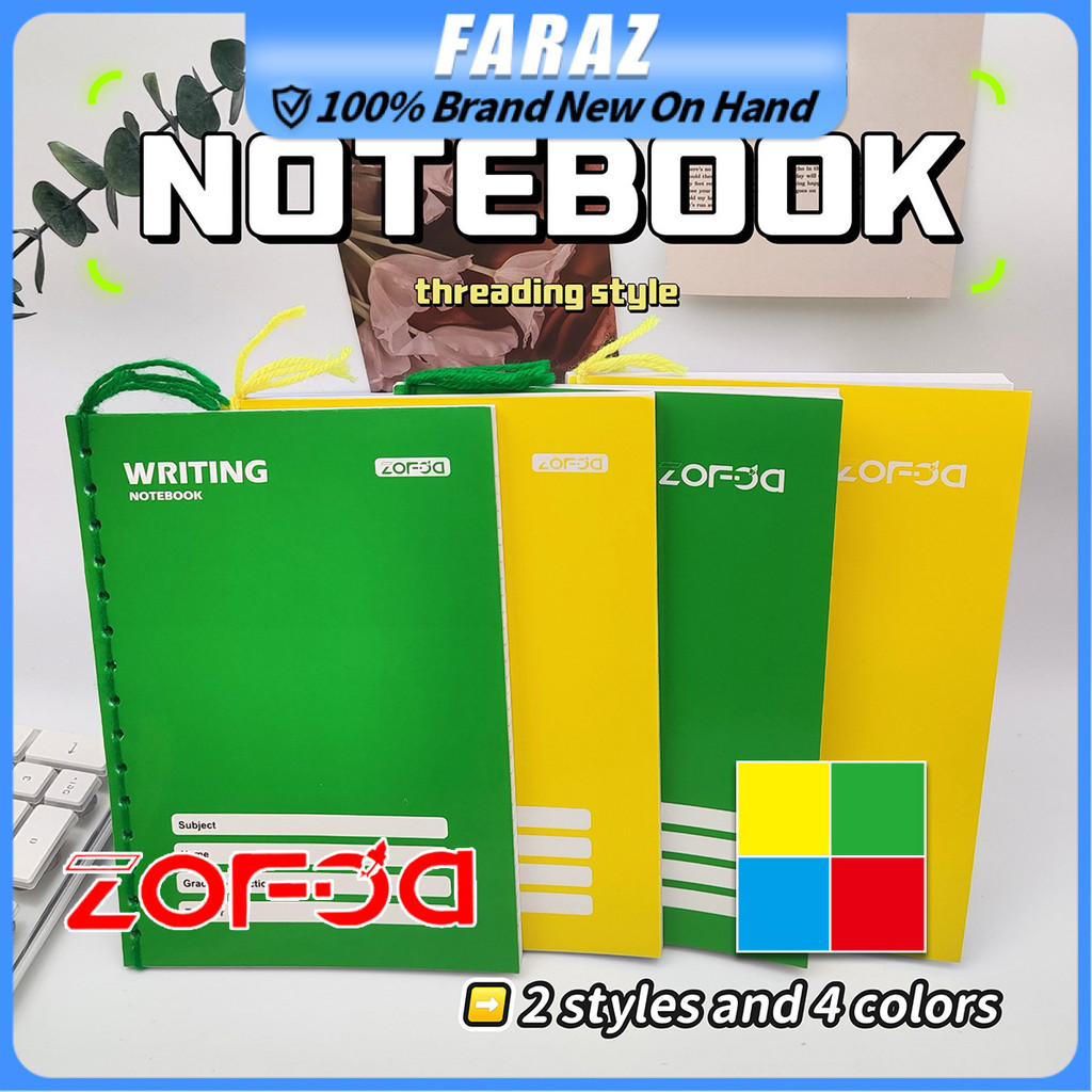 ZOFDA A5 Composition Writing Notebook YARN Grade 1-5 School Supplies ...
