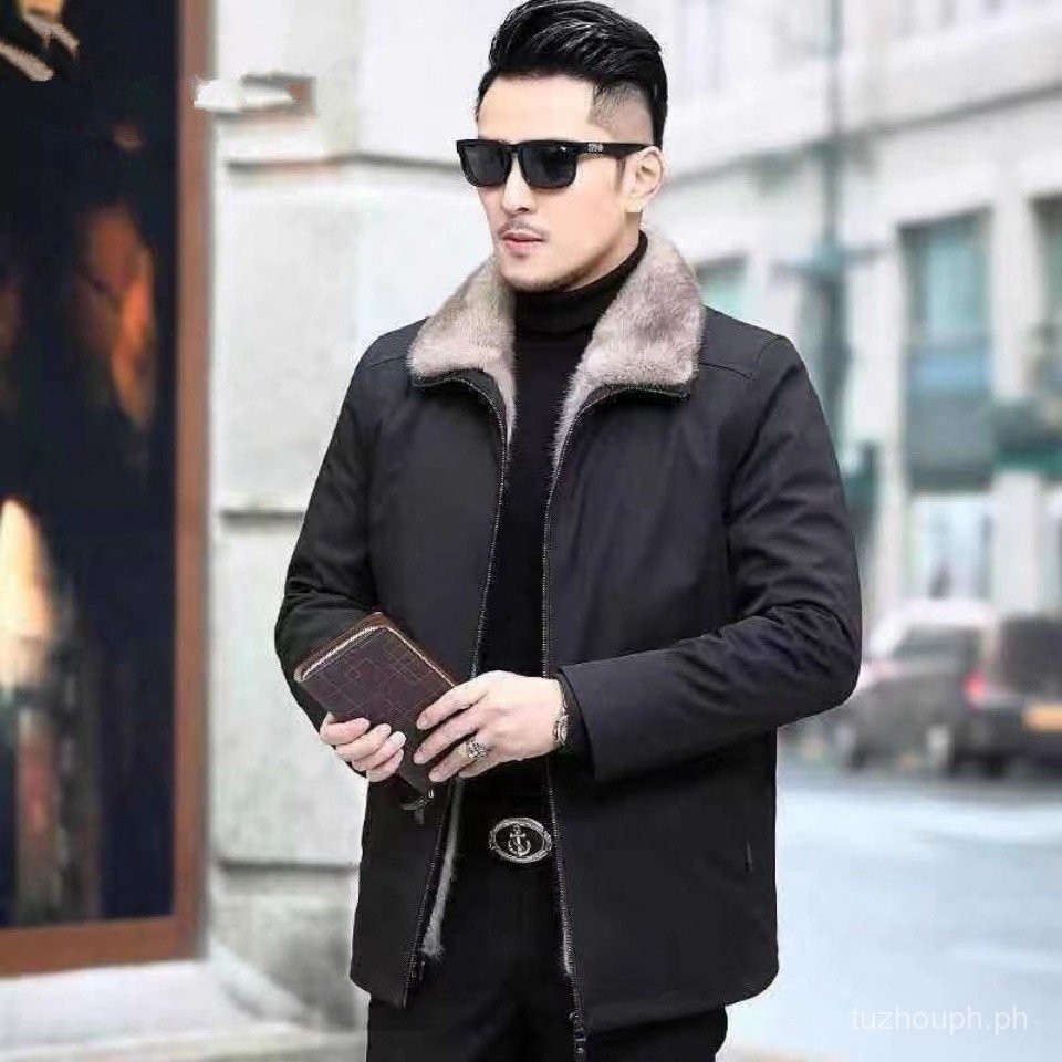Liner Fur Coat Nick Garment Fur Integrated Middle-Aged and Elderly ...