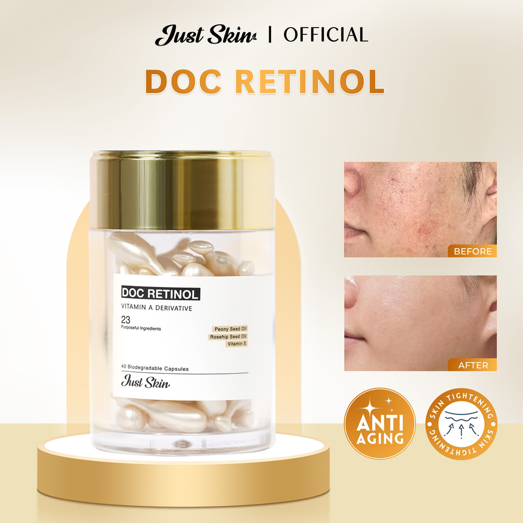 Just Skin Doc retinol whitening serum - Capsules anti-aging fading dark ...