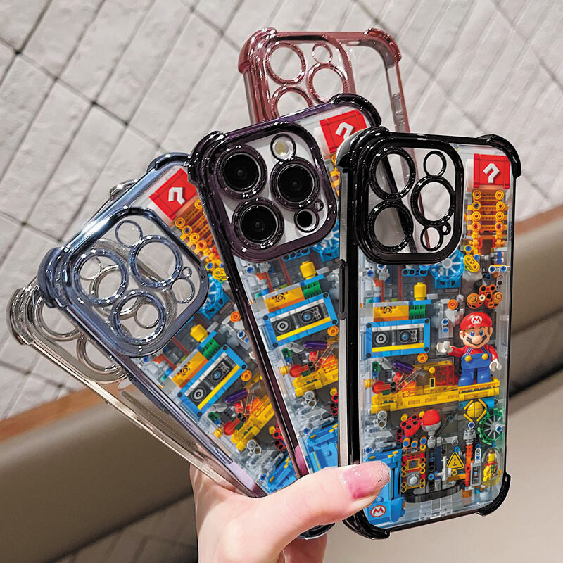 Super Mario Painting Phone Case For IPhone 11 12 13 14 15 16 Pro Max ...