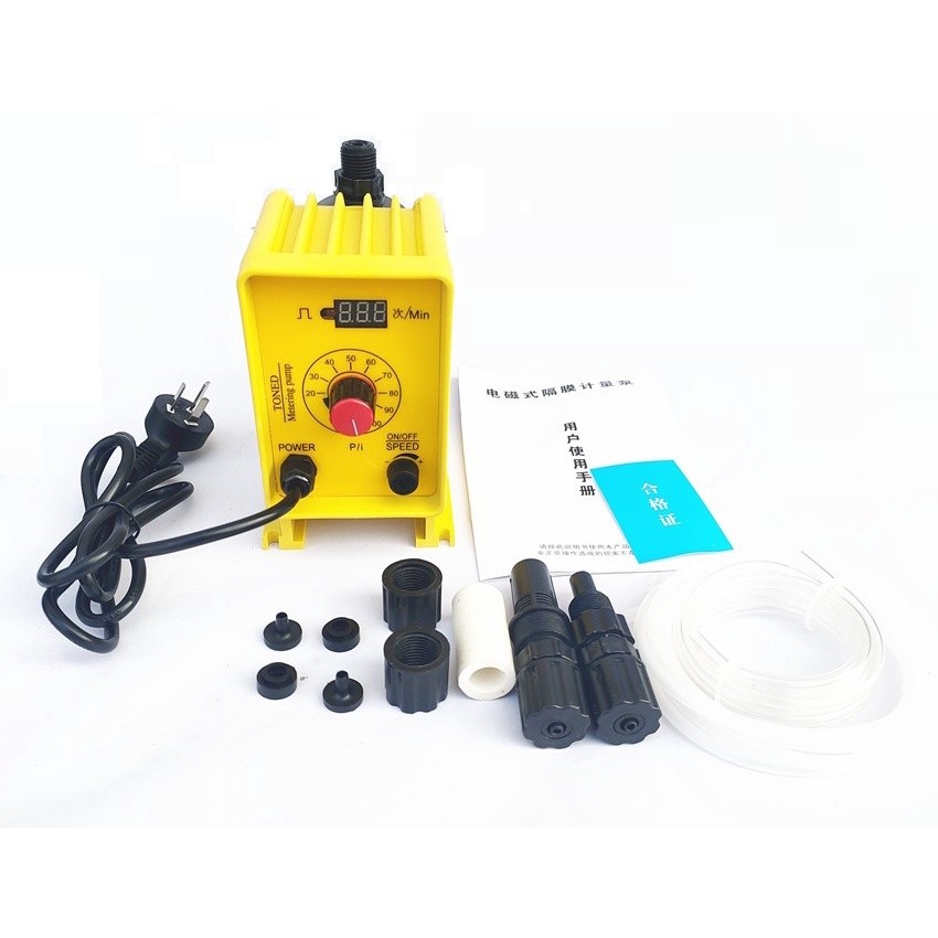 20L/H Chemical Liquid Chlorine Metering Dosing Pump w/ Electromagnetic ...
