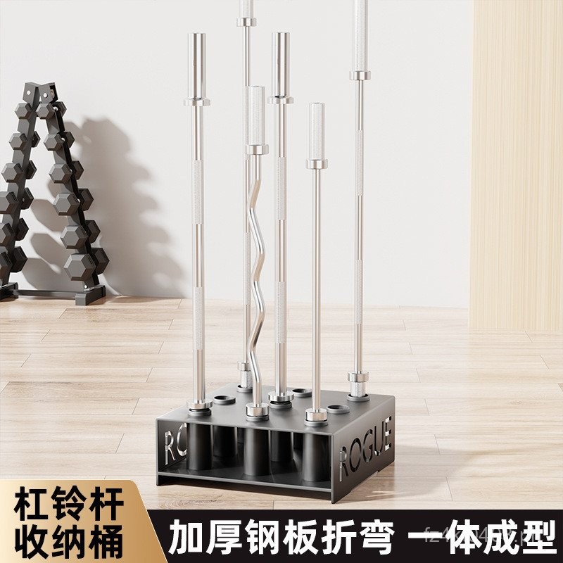 Barbell Plate Storage Rack for Dumbbells, Olympic Bar Holder, Gym Home ...