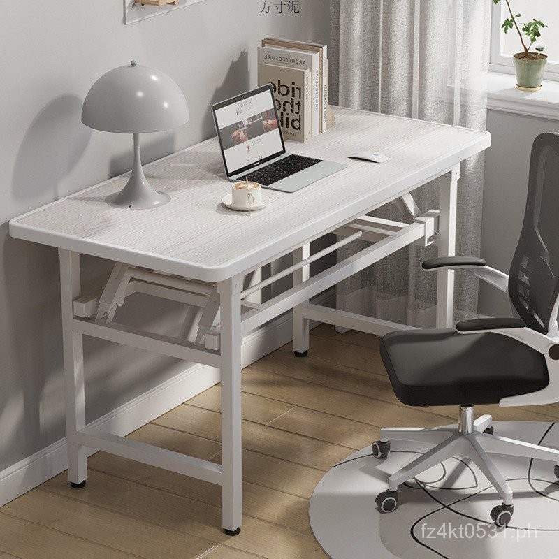 Double Beam Reinforced Simple Study Writing Folding Desk Easy Office ...