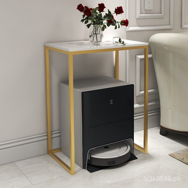 Side Table Small Shelf Robot Vacuum Storage Rack Fish Tank Small ...