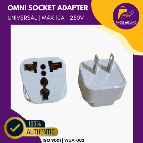 OMNI Universal Socket Adapter | MAX 10A | 250V | Shopee Philippines