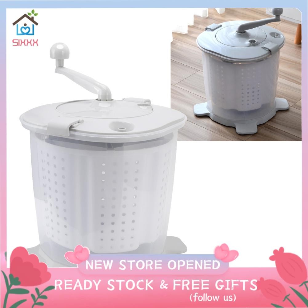 Sixxx Portable Hand Crank Washing Machine Manual | Shopee Philippines