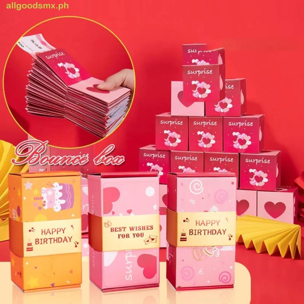 ALLGOODSMX Cash Explosion Gift Box, Fun Luxury Surprise Bounce Box ...