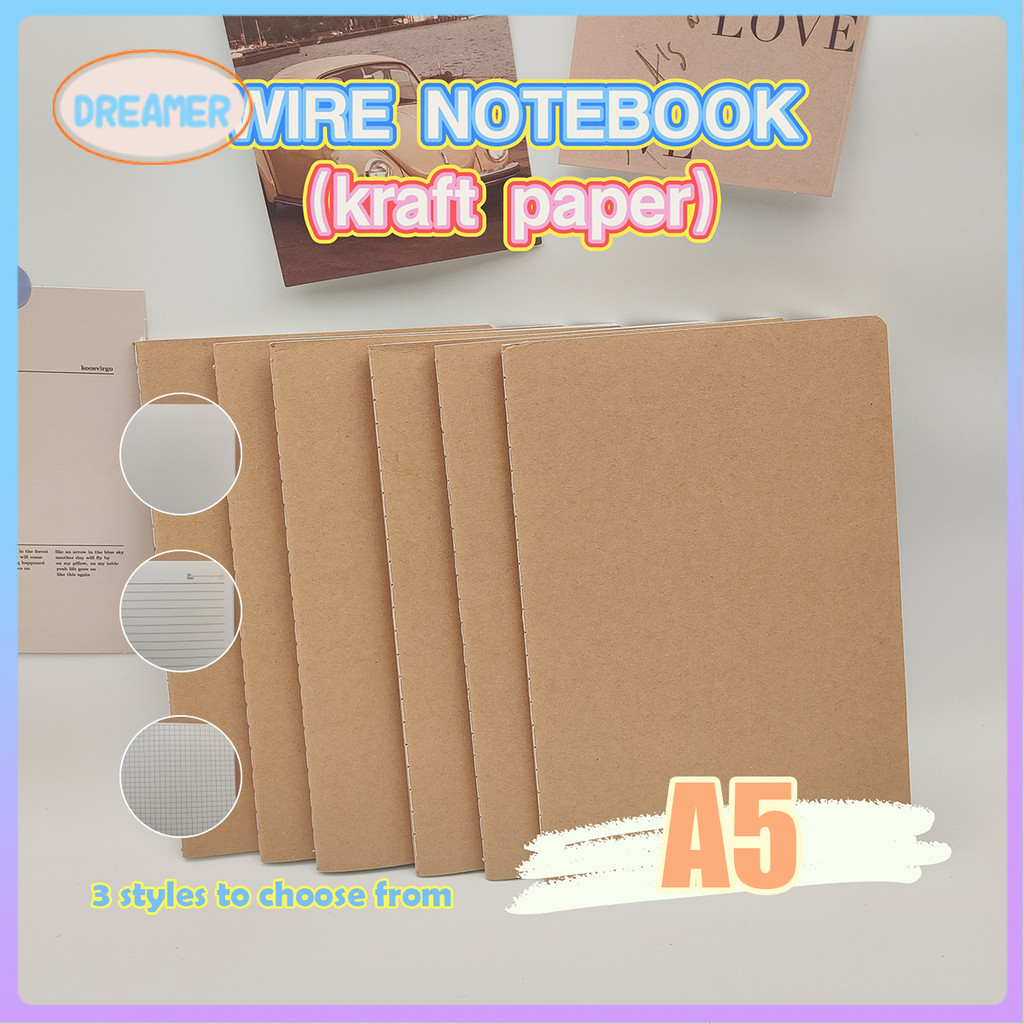 Graphing Math notebook A5 grid blank lined Sketchbook plain Composition ...