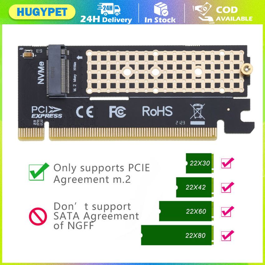 M.2 To PCIE x16 Adapter Card PCI-E Riser To M.2 Convert For Win7 8 10 ...