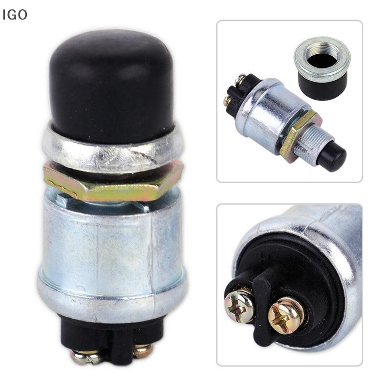 IGO Universal Waterproof Momentary Ignition Push Button Starter Switch ...