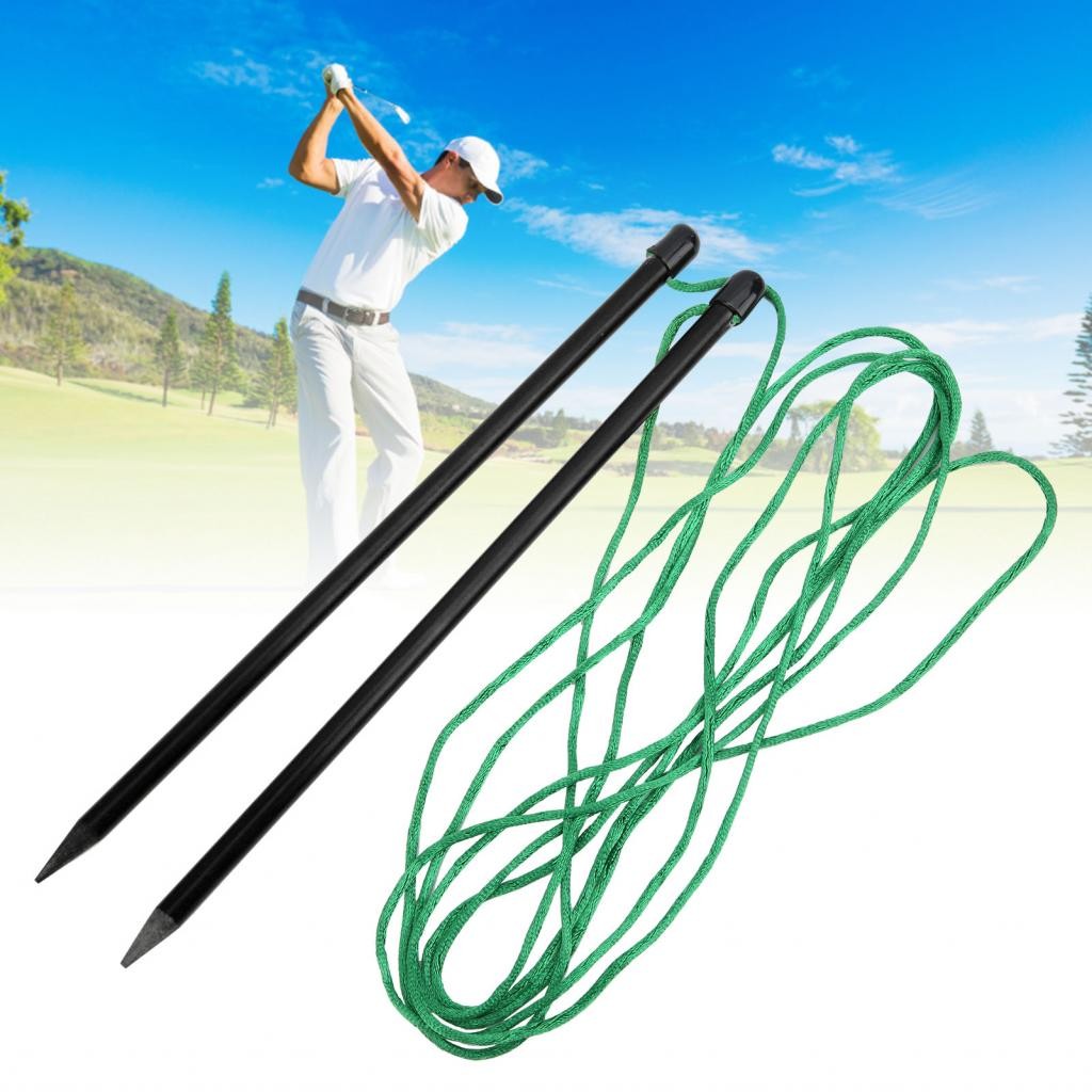 Bacony Golf Putting String Pegs Alignment Sticks Flexible Tube Core for ...