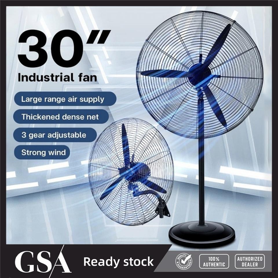 Industrial Fan 30 Inch Heavy Duty Three Speed Blades Stand Fan Floor ...