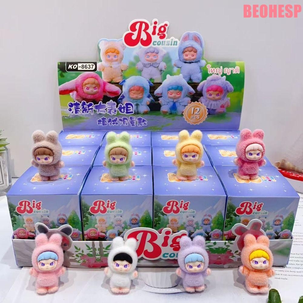 BEOHESP 12 Pcs Crybaby , Labubu Dora Big Cousin Mini Ornaments ...