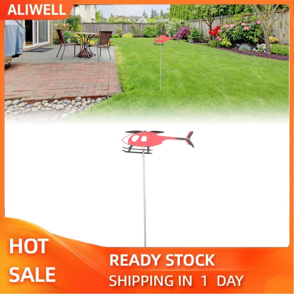 Aliwell Airplane Weathervane Metal Rotating Shaped Wind Direction ...
