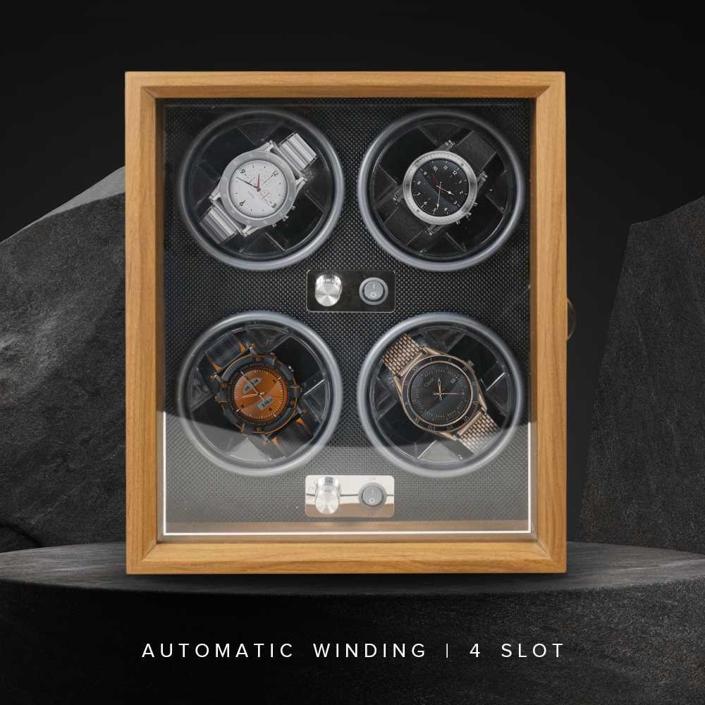 Automatic Rotating Watch Display Box Automatic Winding Watch Box 4 and ...