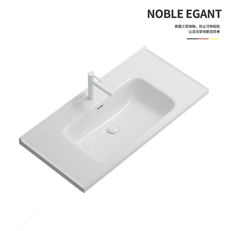 Wash Basin Cabinet Single Basin Center-Edge Basin Embedded Integrated ...