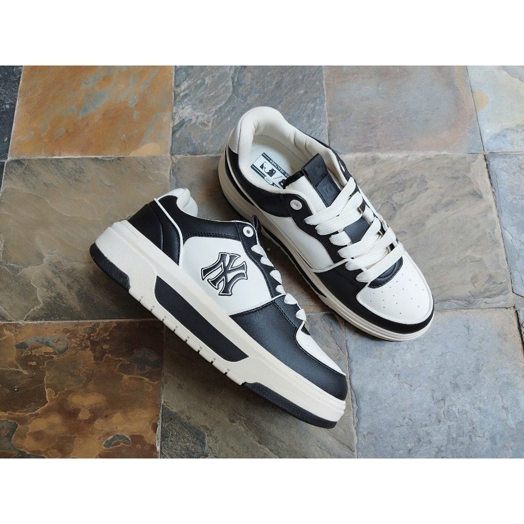 [Authentic] MLB Chunky Liner NY SL Black Shoes | Shopee Philippines