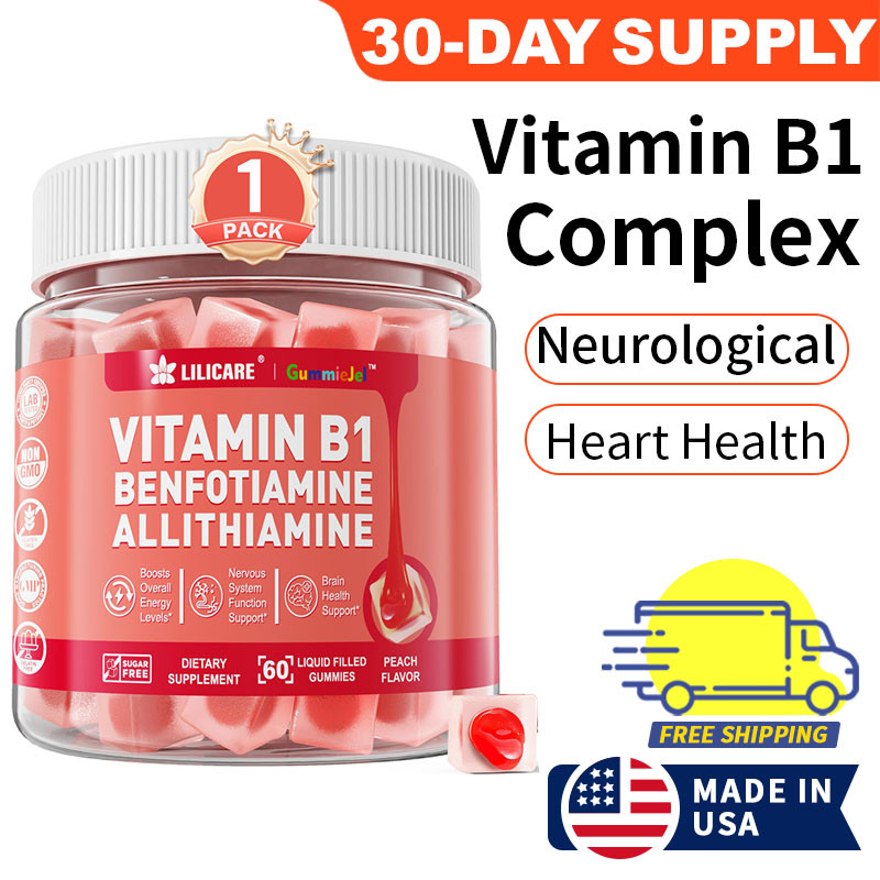 [COD] Lilicare Vitamin B1 Complex Gummies Benfotiamine Inositol for ...