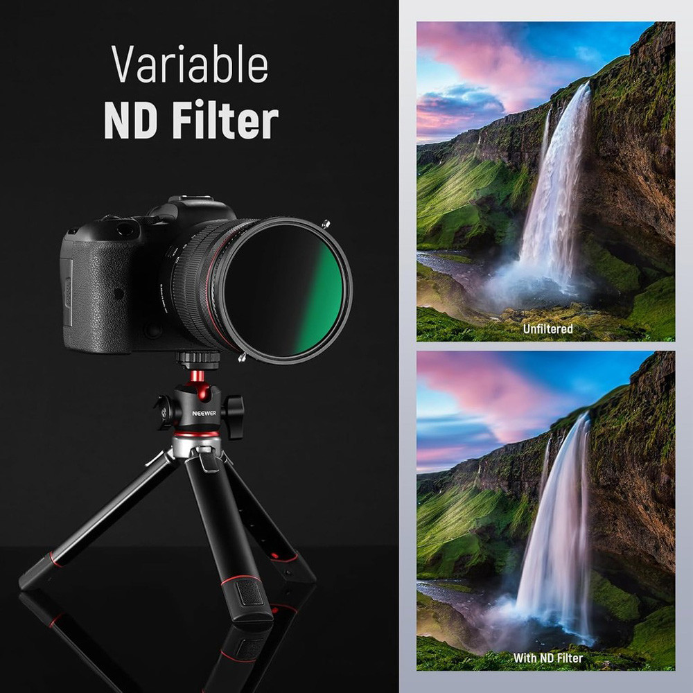 NEEWER 2 in 1 67mm Variable ND Filter ND2–ND32&CPL Filter 30 Layer Nano Coated | Shopee Philippines