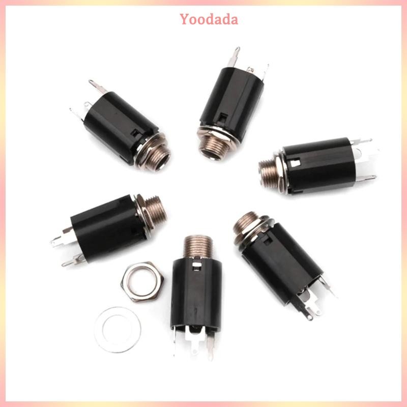 Yoo 5Pcs Electric Guitar Plug Outlet Guitar Pickup 6 35mm Output Jacks ...