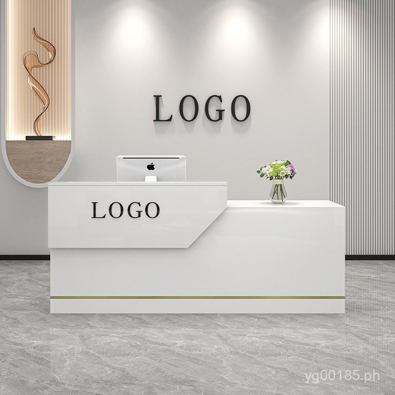 Front Desk Cashier Desk Beauty Salon Simple Company Reception Desk ...