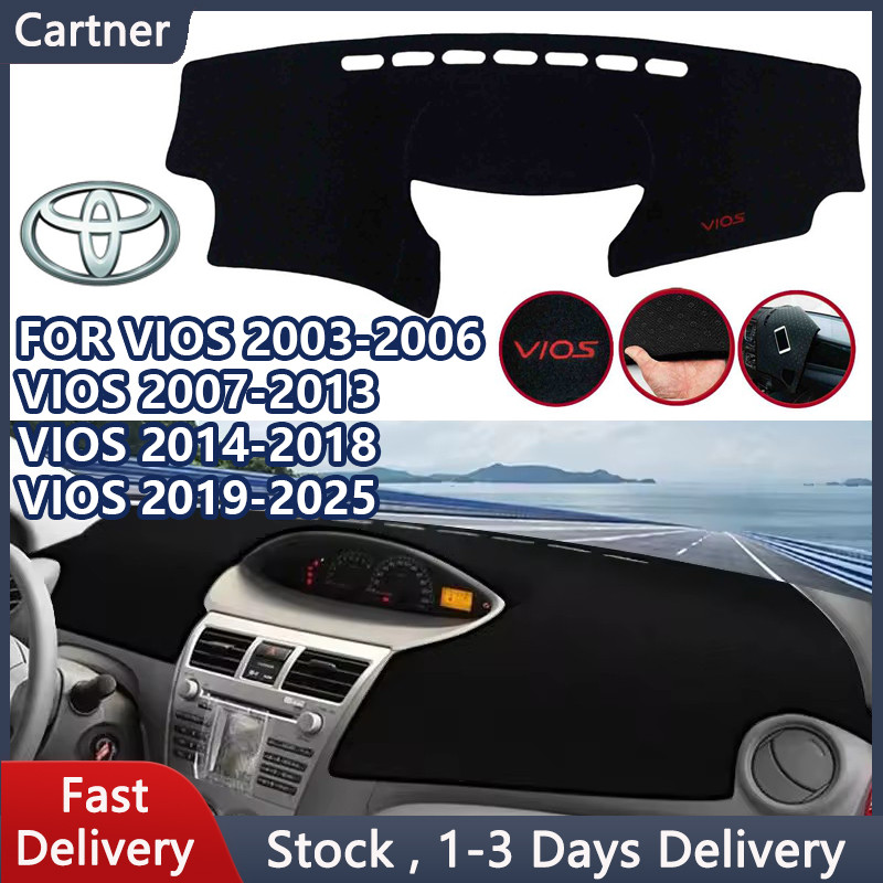 Dashboard Cover for Toyota Vios 2003-2025 Dash board Cover High Quality ...