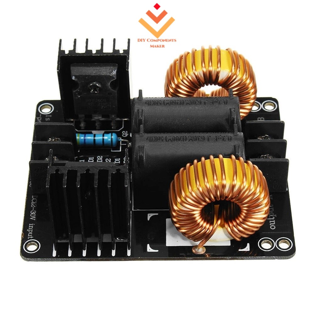 1000W 20A ZVS DC 12 V-30 V Low Voltage Induction Board Heating Module Flyback Driver Heater ...