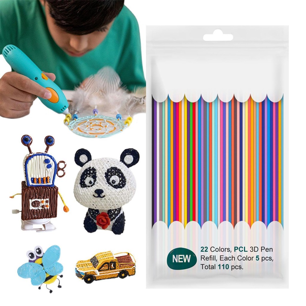 3D Pen Filament Refills 2.5mm 3D Print Filament Printer Supplies for 3D ...