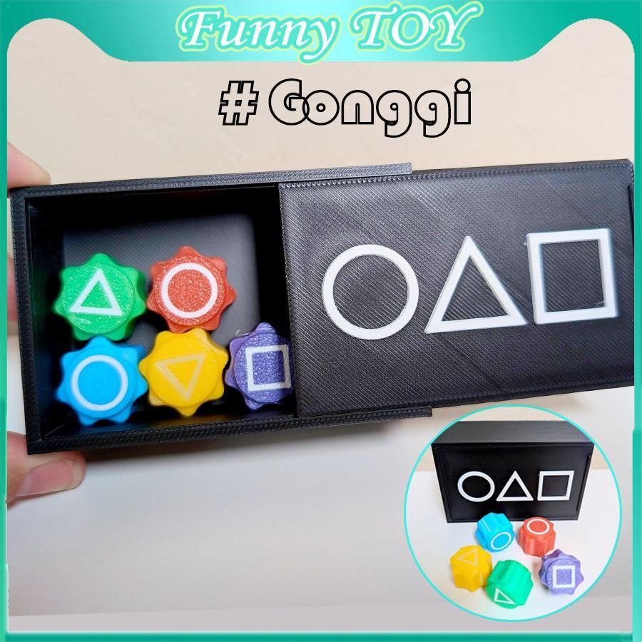 Gonggi Squid Game 5 Colors Gonggi Set 3D Printed Traditional Korean ...