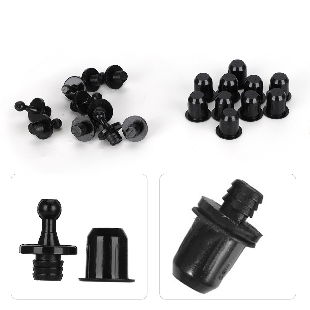 Nearbeauty 10 Pairs Snap Fastener Plastic Speaker Grill Guides Peg ...