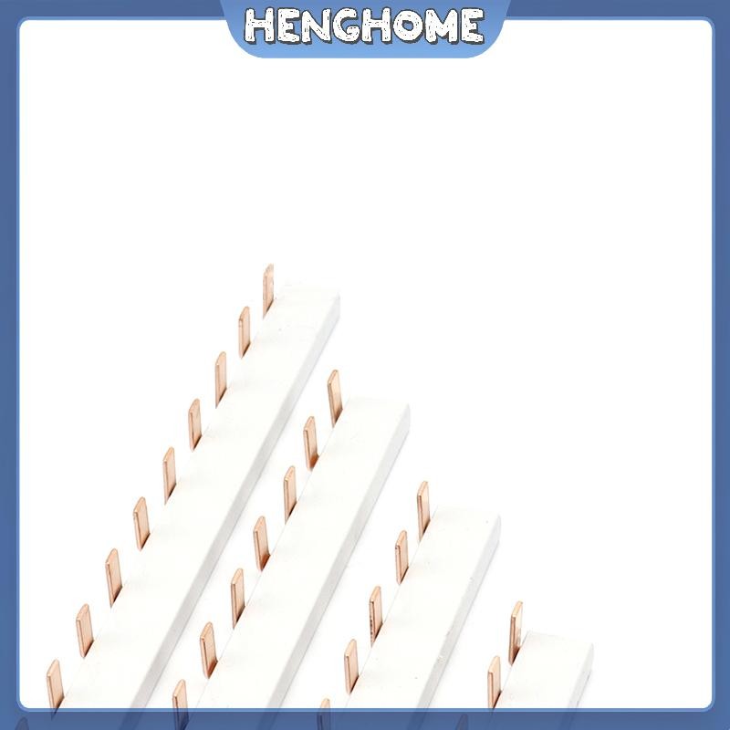 HENGHOME 1/2P Pin Type Busbar Copper Bar Terminal Block For MCB DZ47 ...