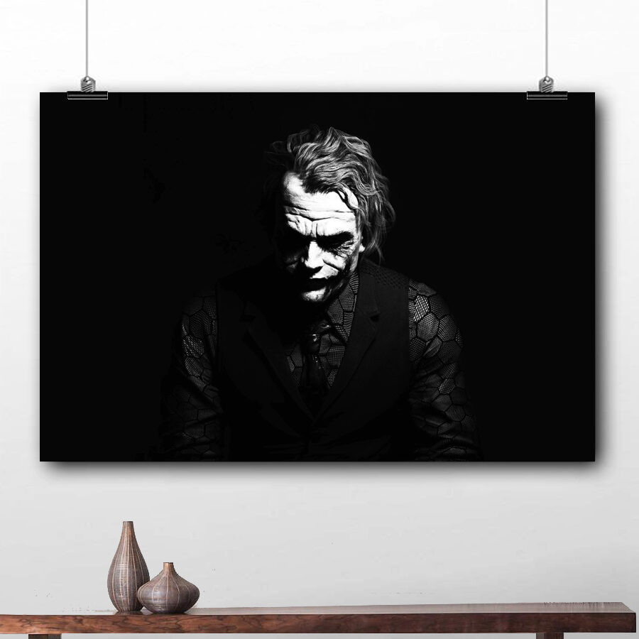 The Joker Wallpaper Canvas Prints Posters for Home Decor Wall Art ...