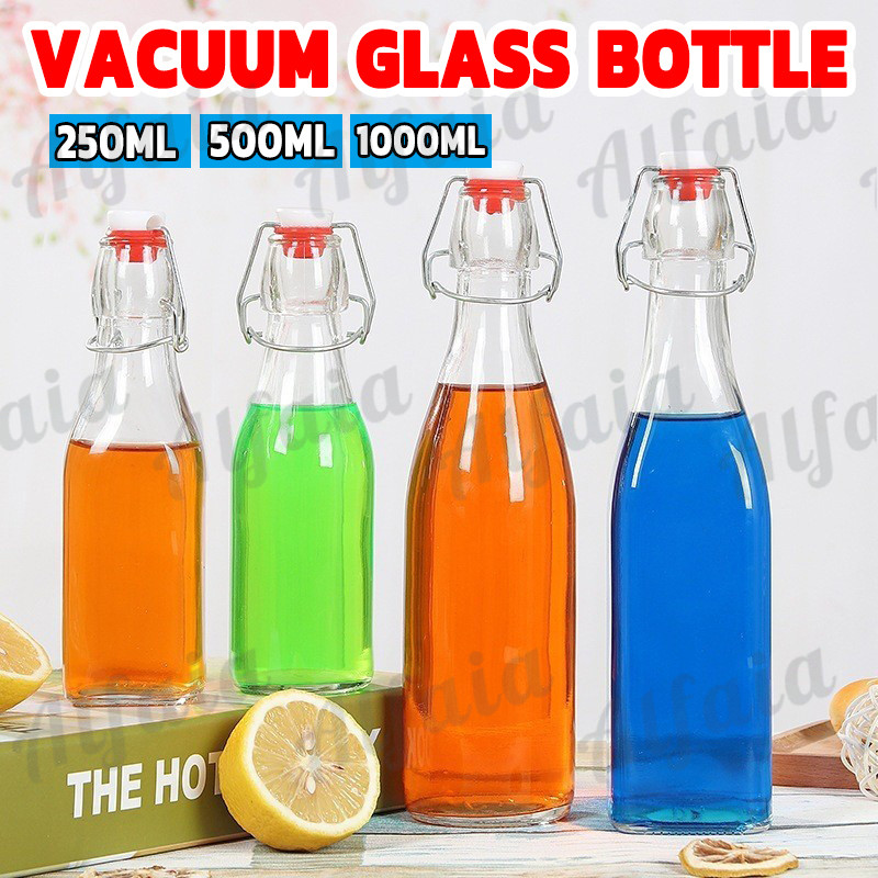 AF Vacuum Glass Bottle Vinegar Oil Seasonings Milk Juice Sealed Lead ...