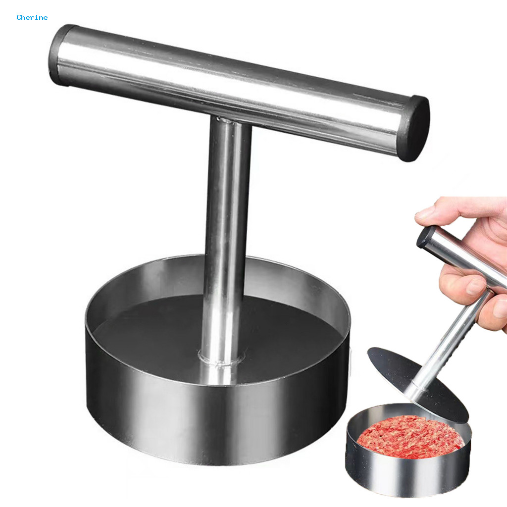 New* Burger Press Stainless Steel Meat Press for Cooking Stainless ...