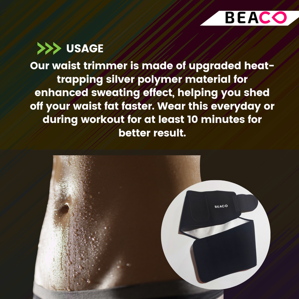 Waist Trimmer Trainer for Men & Women Plus Size Sweat Sauna Belt | Body ...