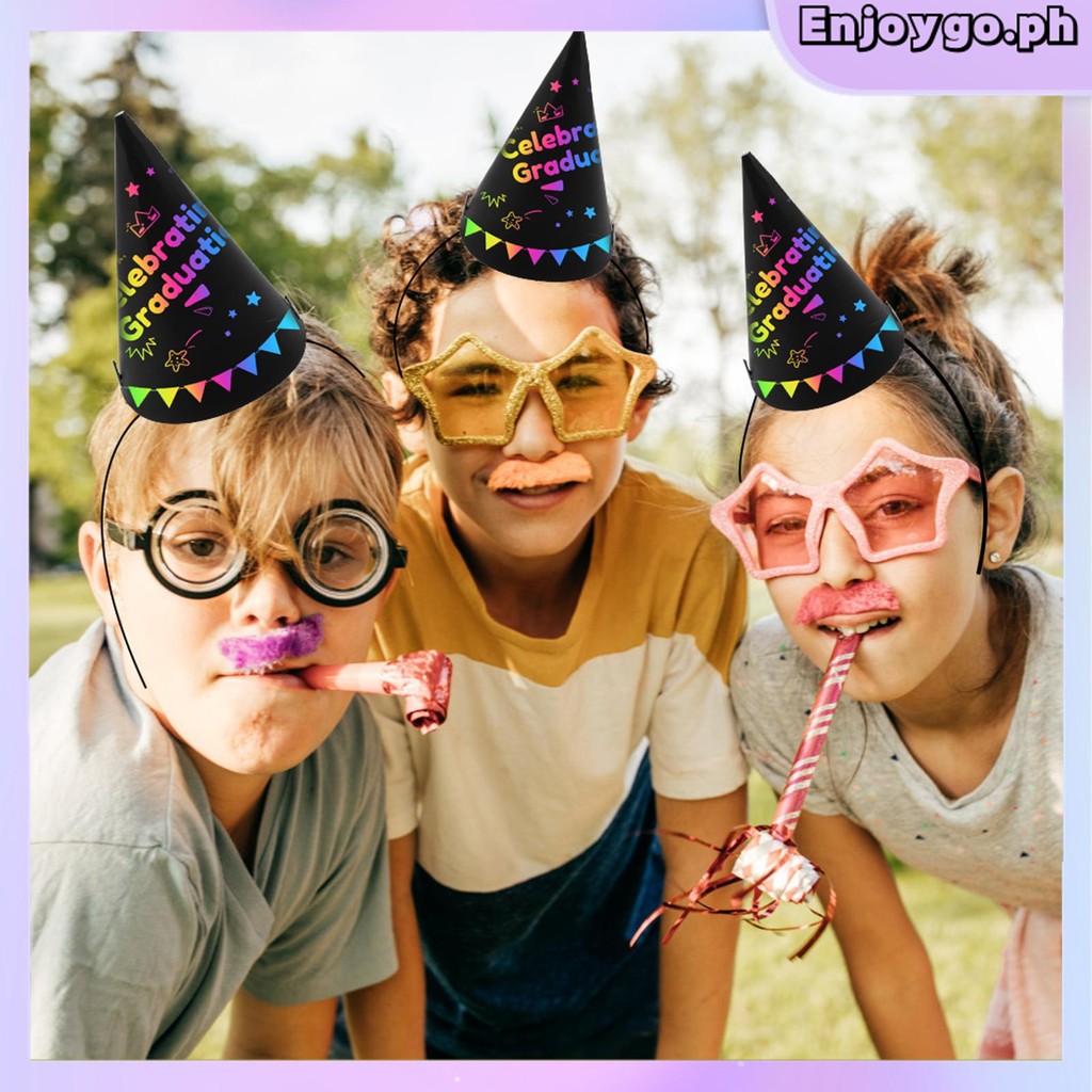 72 Set DIY Birthday Party Scratch Art Hat Scratch Party Hat with ...