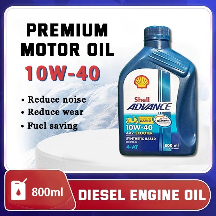 shell Advance Ultra Long Ride 800ML 4T Scooter Oil 10W40 Fully ...