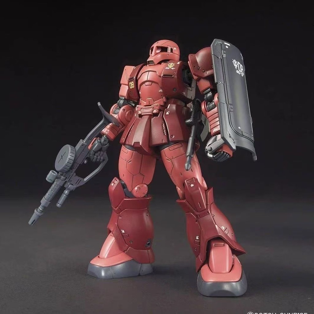 Beautiful GUNDAM HG GTO 1/144 MS-05 Old Red Zaku 1 Char Special Machine ...