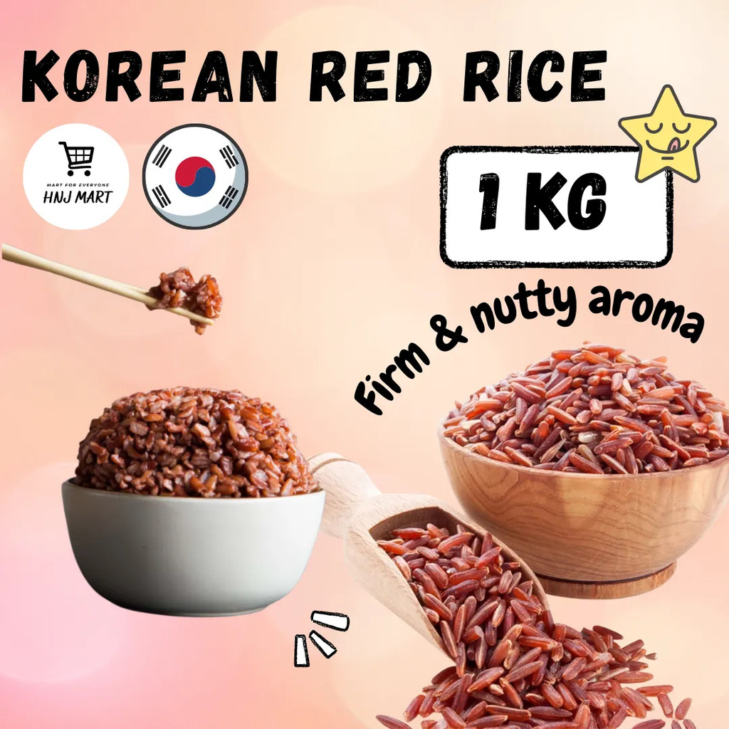 Korean Red Rice 1kg HONG MI | Shopee Philippines