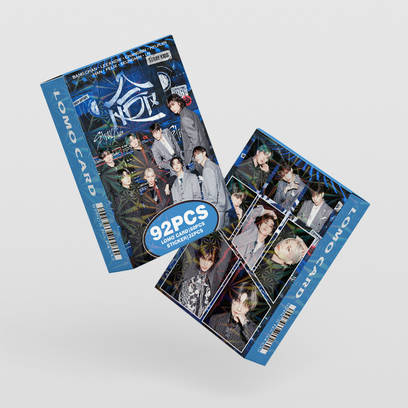 92-96pcs STRAY KIDS SKZ HOP Lomo Cards GIANT JJAM ATE Lose My Breath ...