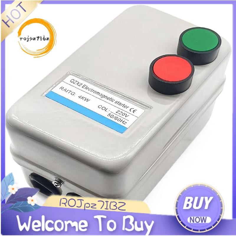 Magnetic Electric Motor Starter, 220V 4KW 5.5HP 3 Phase or Single Phase ...