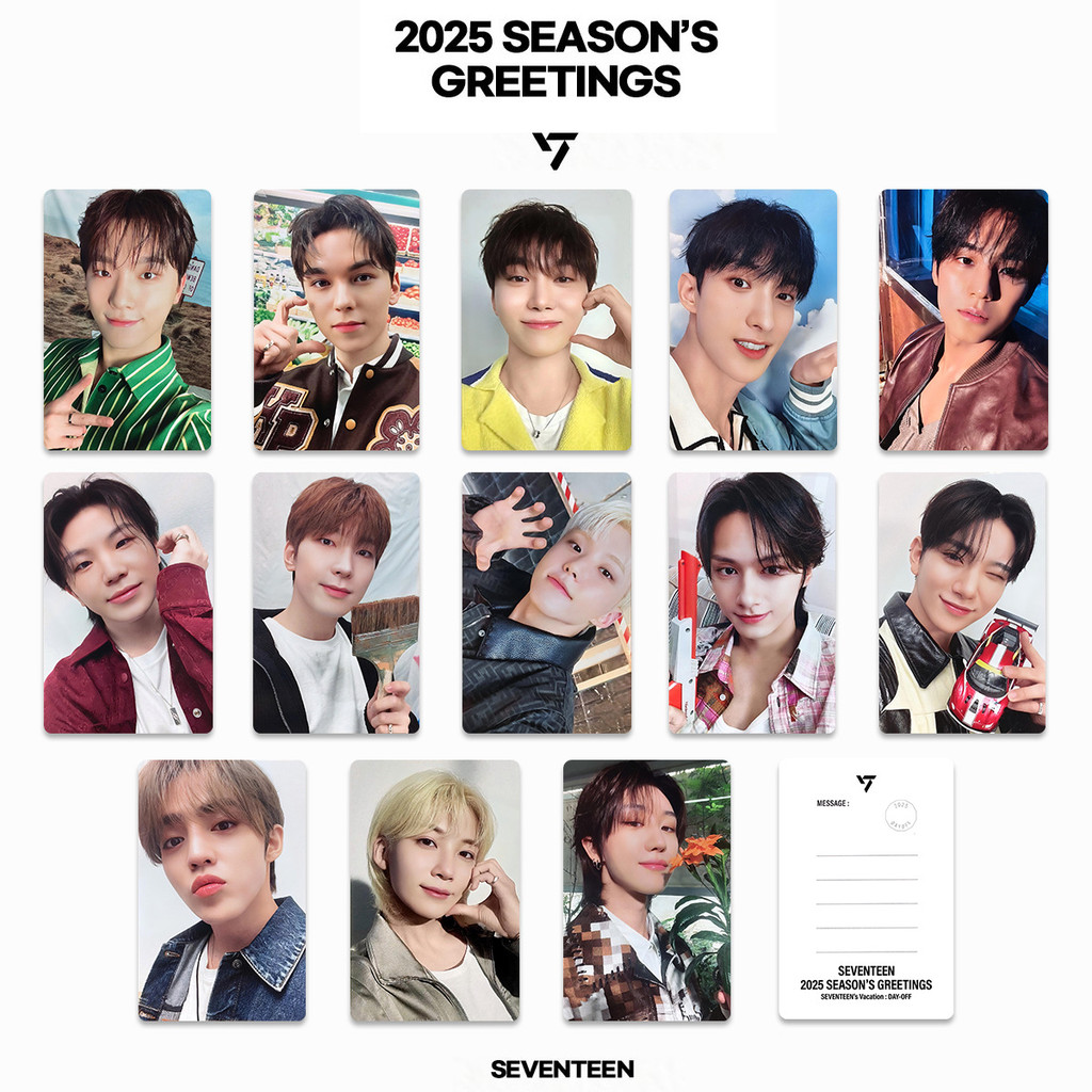 Kpop Idol SEVENTEEN 2025 Season's Greetings Photocards | Shopee Philippines