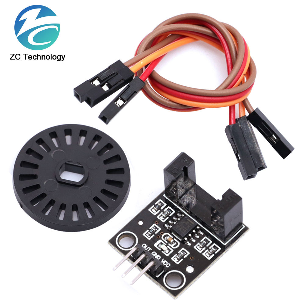 1Set Double Speed Measuring Sensor with Photoelectric Encoders Kit top ...