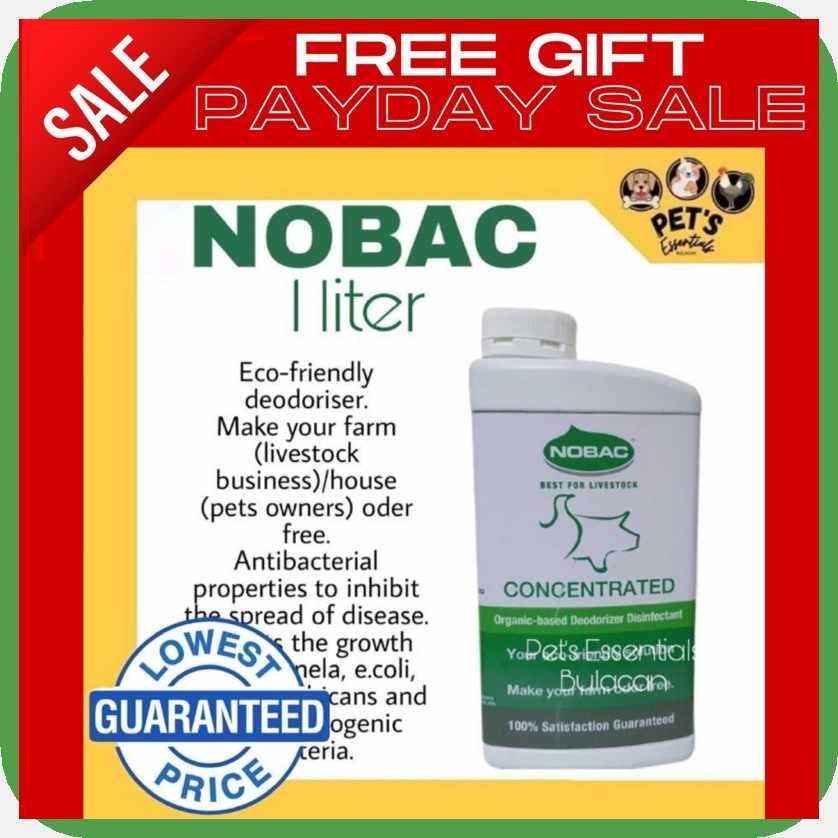 NOBAC_g'Organic-Based/pM/Deodorizer/pH^Disinfectant/wi^1L | Shopee ...